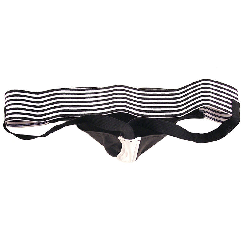 Rouge Garments Jock Black And White – Kinkerbox